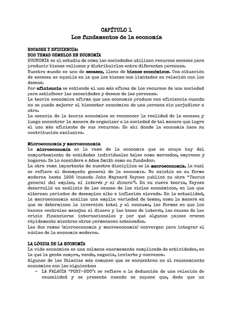 RESUMEN - ECONOMÍA - Paul A. Samuelson, William D. Nordhaus | PDF ...