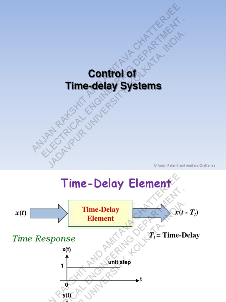 Time Delay Systems | PDF | Applied Mathematics | Electrical Engineering