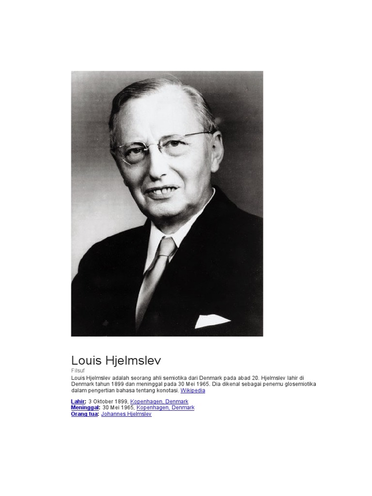 Louis Hjelmslev | PDF