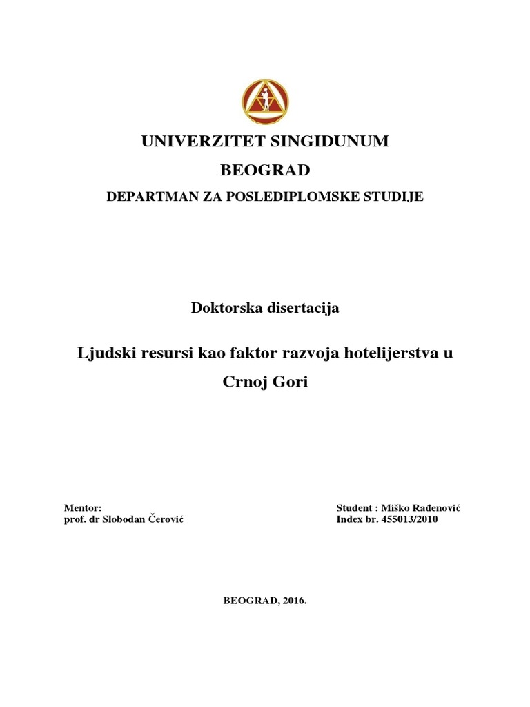 Disertacija | PDF