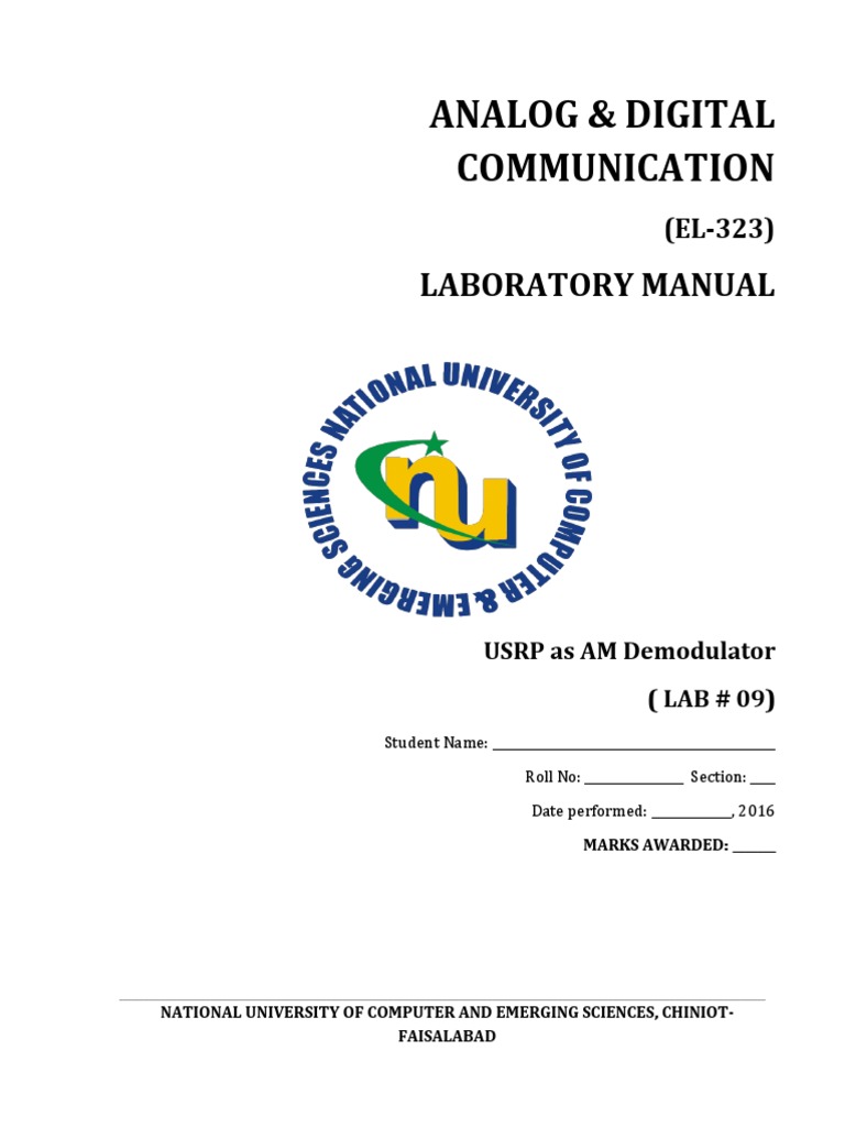 Lab 9 | PDF | Sampling (Signal Processing) | Filter (Signal Processing)