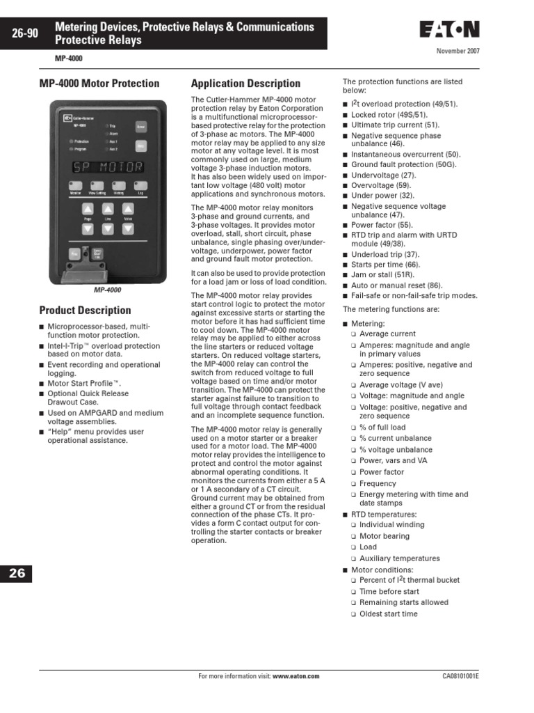 MP 4000 | PDF | Relay | Power Supply