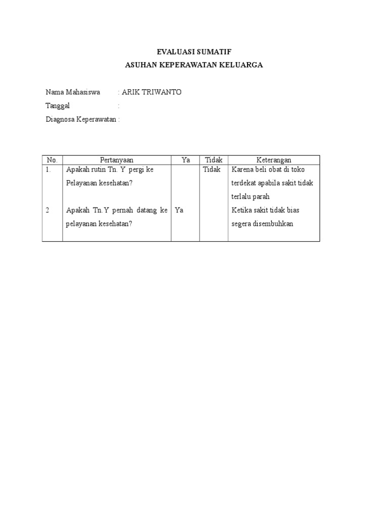Evaluasi Sumatif | PDF