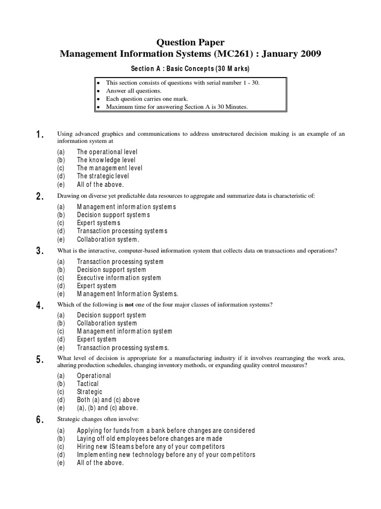 Management Information Systems-0109 PDF | PDF | Decision Support System ...