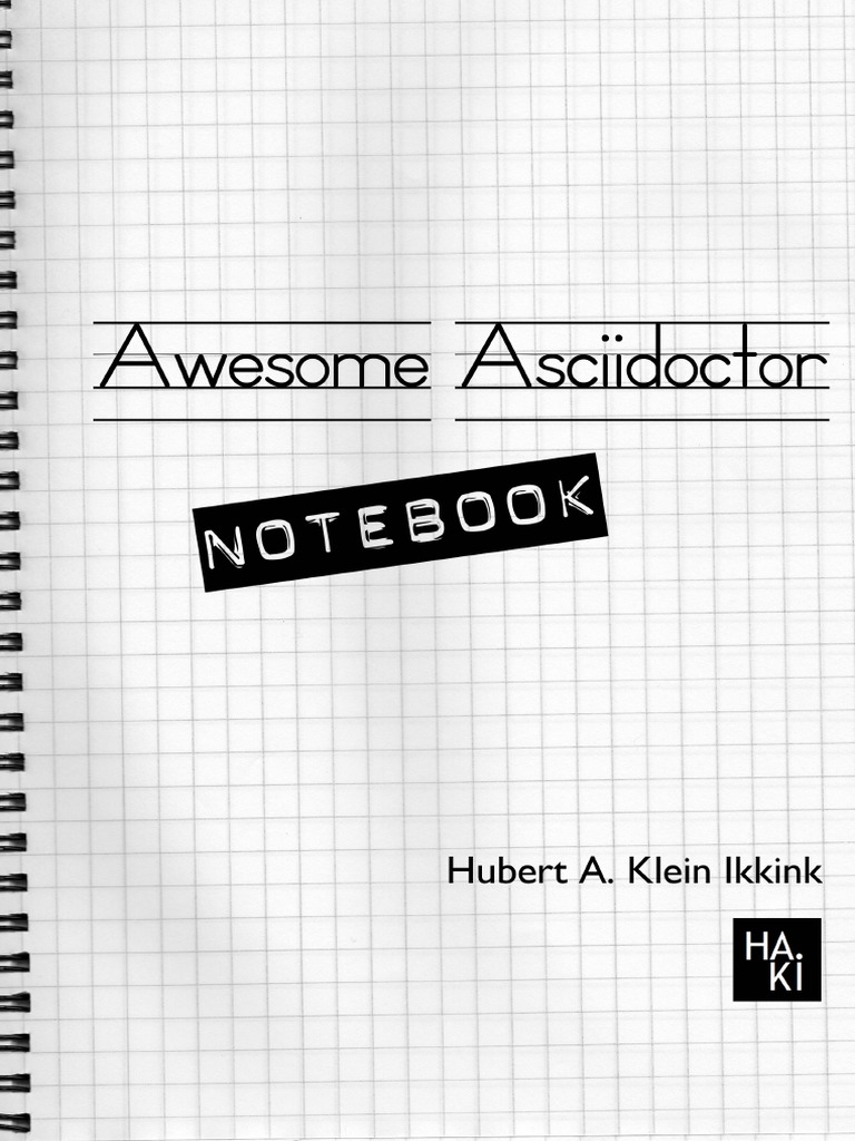 Awesome Ascii Doctor Notebook | PDF | Html Element | Comma Separated Values
