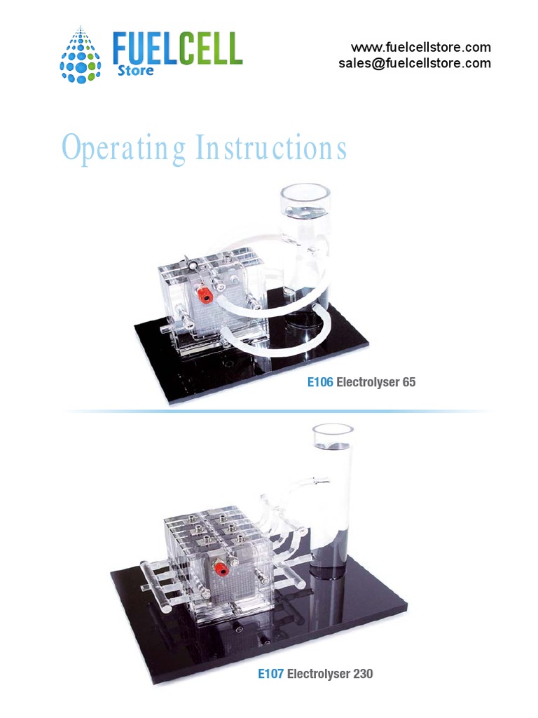 Operating Instructions and Technical Specifications for PEM ...
