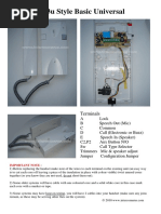 Comelit 2608 Simplebus Intercom Handset Data Sheet | PDF