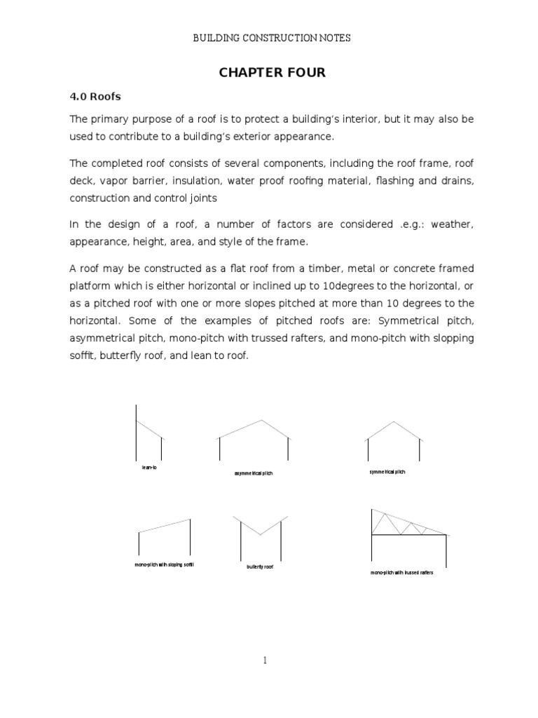 Roofs Building Construction | PDF | Roof | Truss