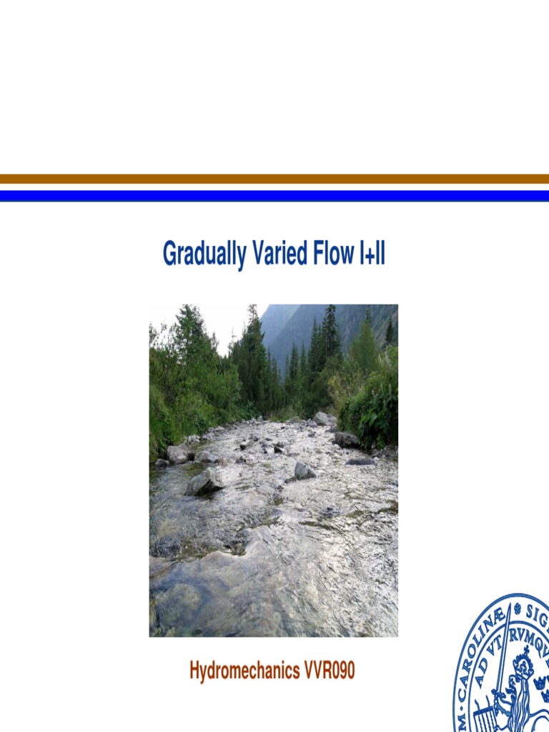 Gradually Varied Flow Analysis: A Comprehensive Guide to Solving ...
