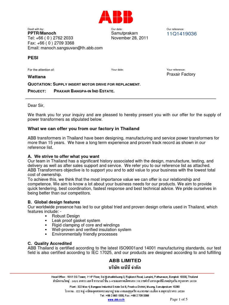ABB Motor | Download Free PDF | Damages | Taxes