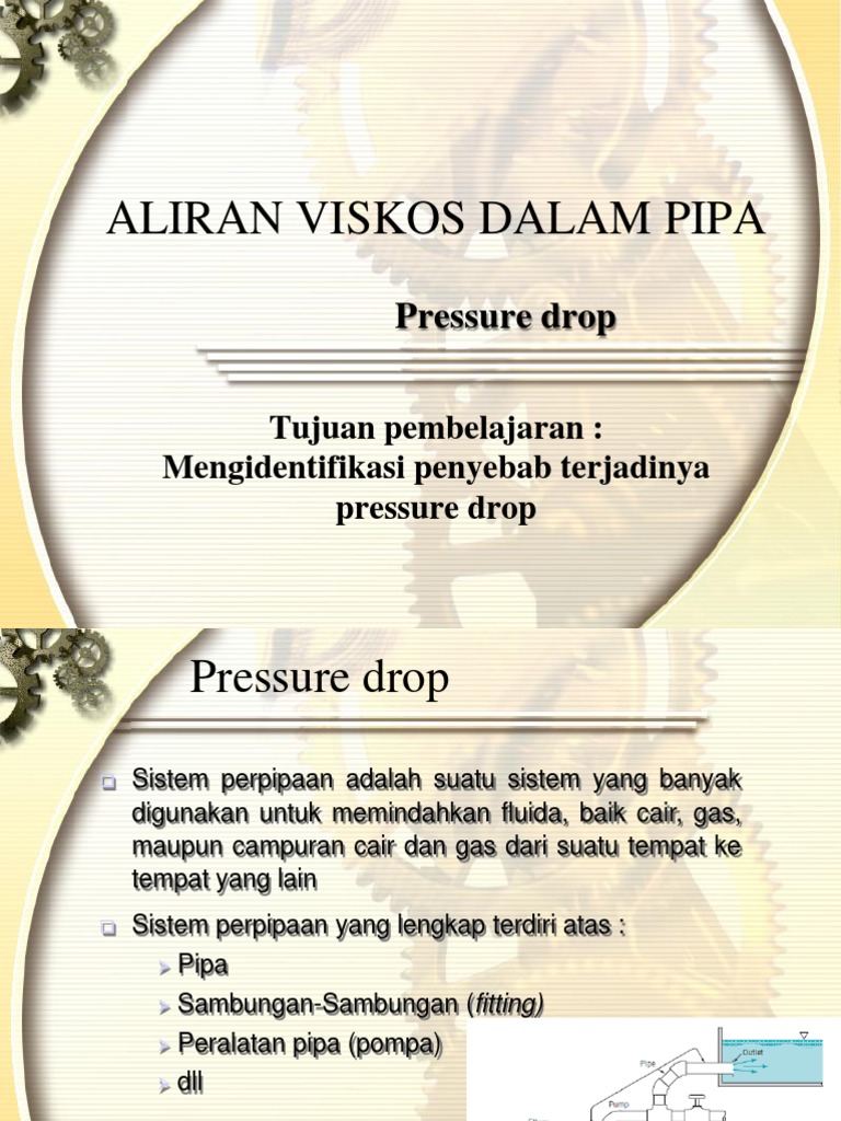 Aliran Viskos Dalam Pipa PDF | PDF