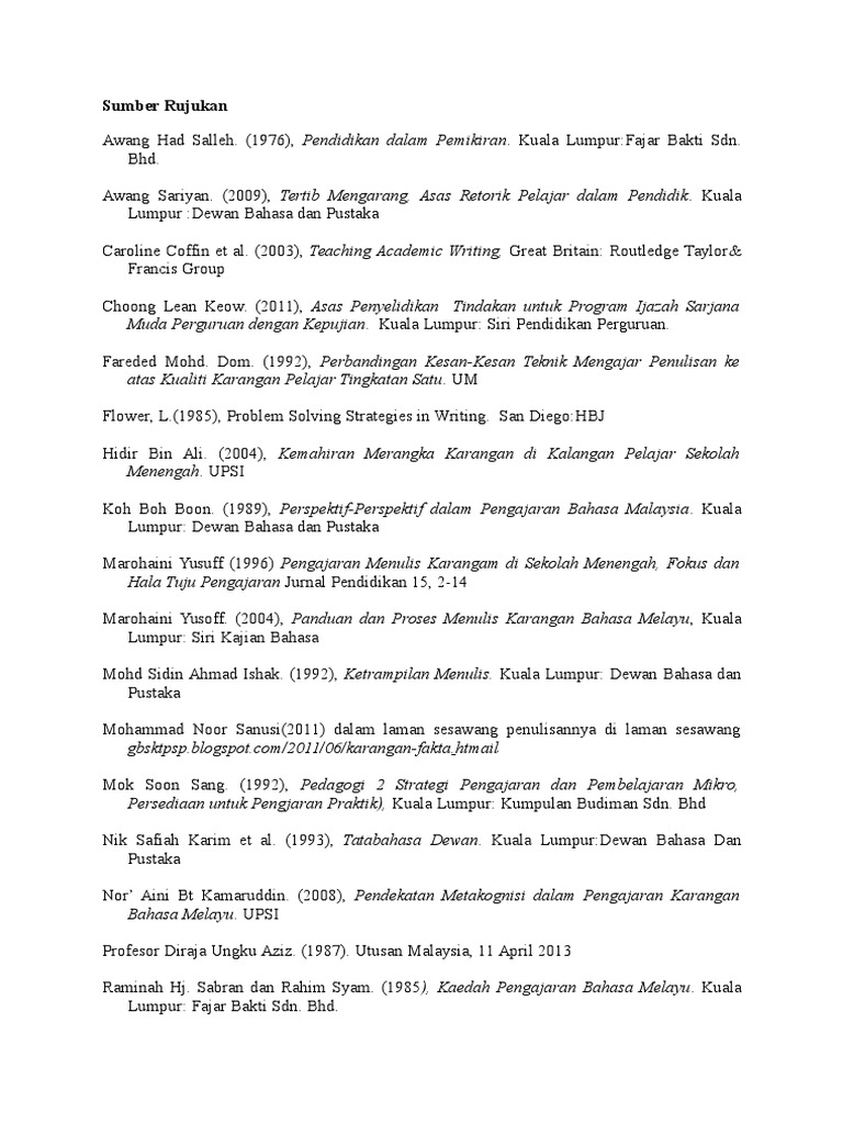 Sumber Rujukan | PDF