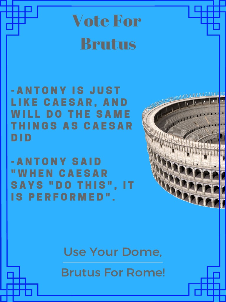 "Brutus for Rome: Choose Wisely" | PDF