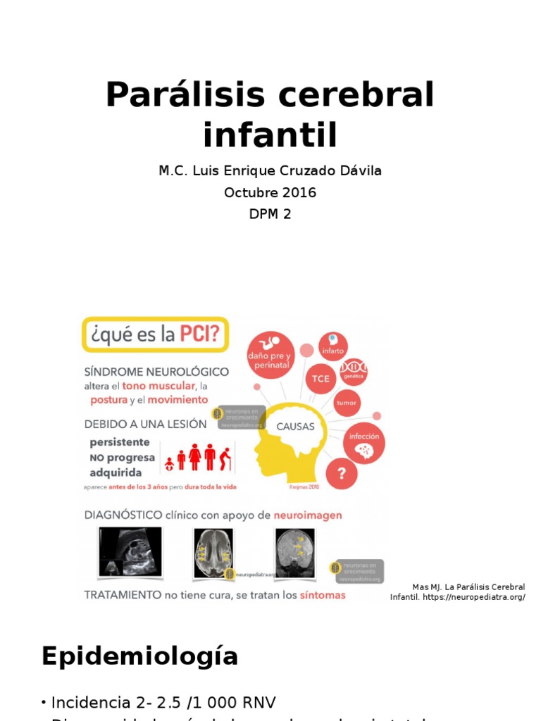Parálisis Cerebral Infantil: Guía Clínica | PDF | Parálisis cerebral ...