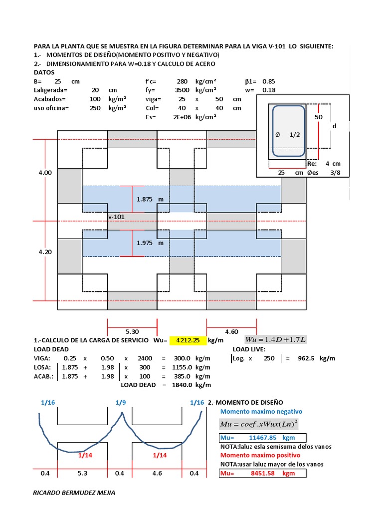 Caso 4 - Metrado+de+cargas PDF | PDF