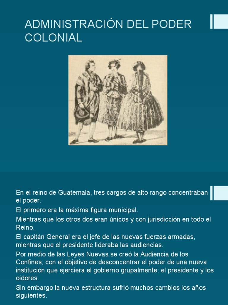 Administración Del Poder Colonial