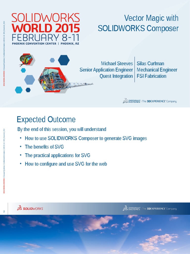 SOLIDWORKS World 2015 - Vector Magic With SOLIDWORKS Composer | PDF ...
