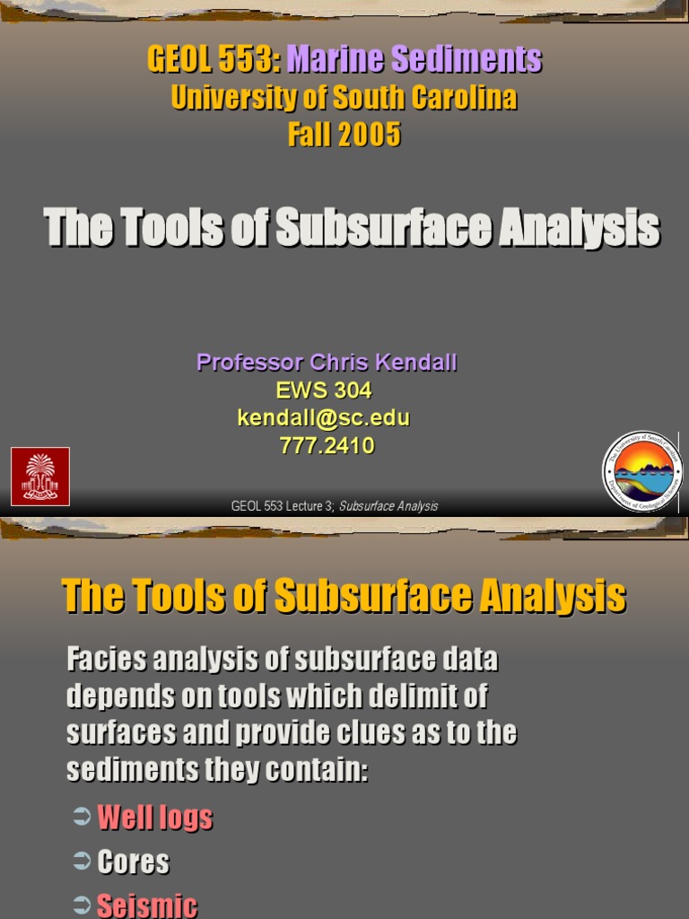 Tools Subsurface Analysis | PDF