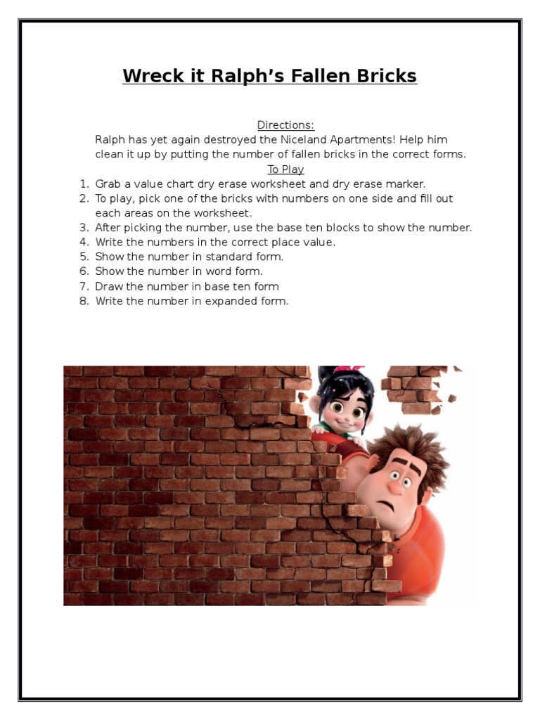 Numbers Directions | PDF