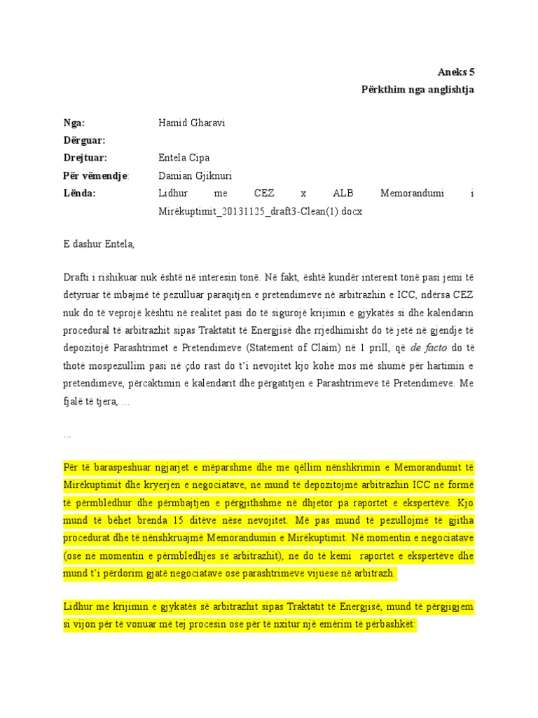 ANEKS 5-Përkthim | PDF