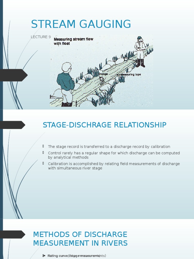 Stream Gauging | Discharge (Hydrology) | Hydrology