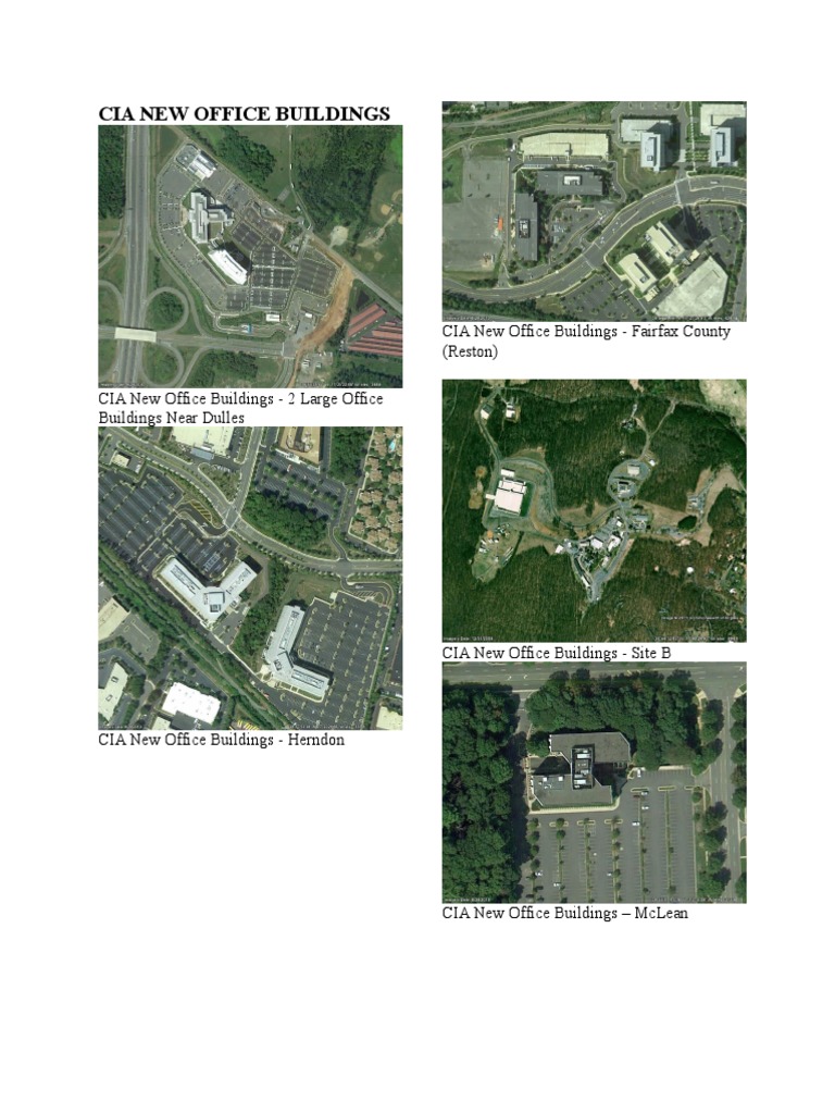 CIA NEW OFFICE BUILDINGS - Pictures of New CIA Office Campuses | PDF