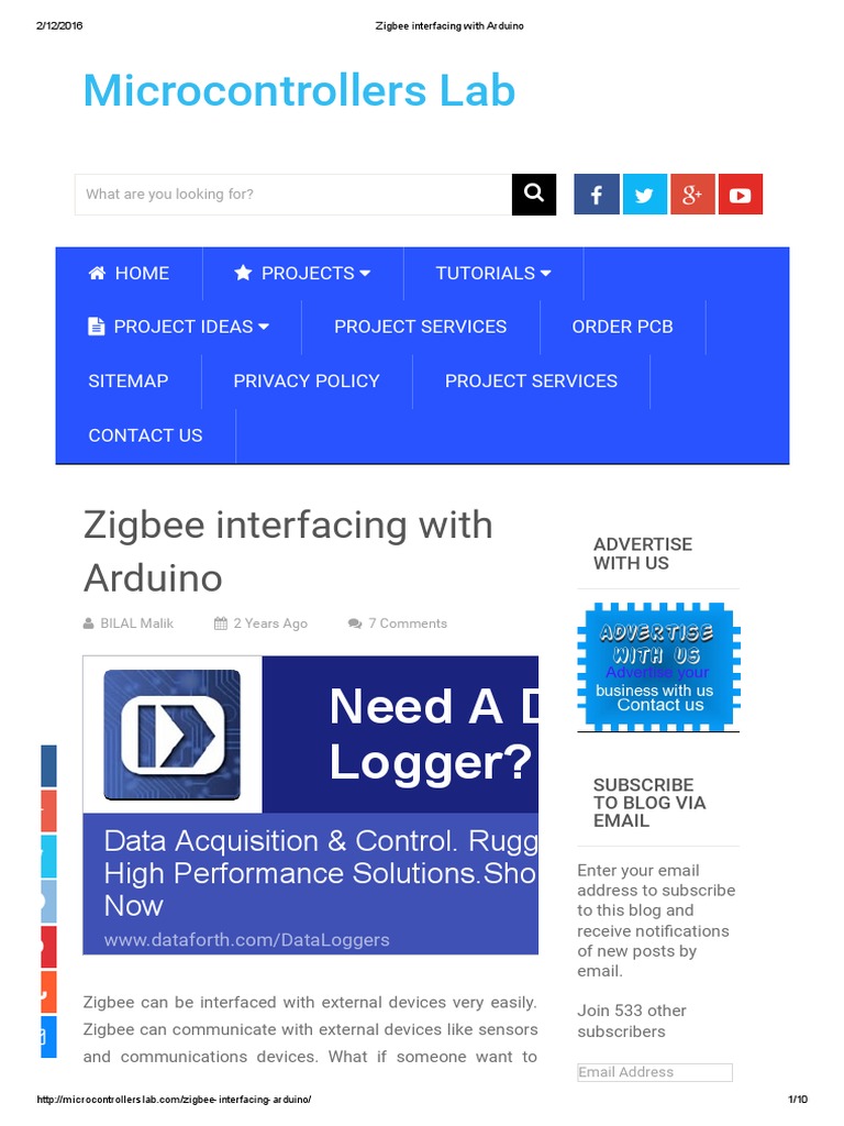 Zigbee Interfacing With Arduino Pdf Arduino Manufactured Goods