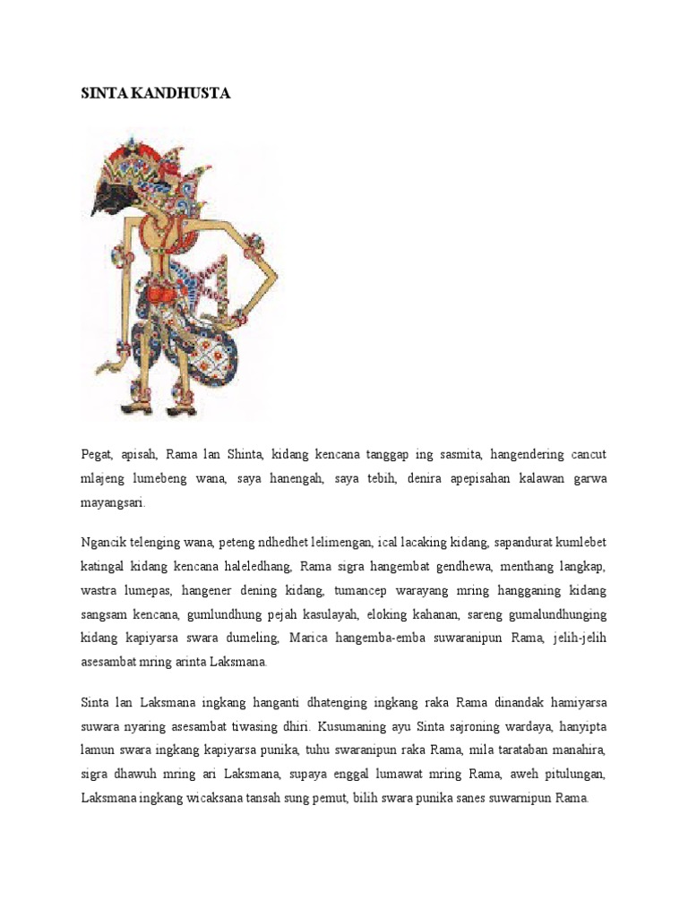 Cerita Wayang Basa Jawa | PDF
