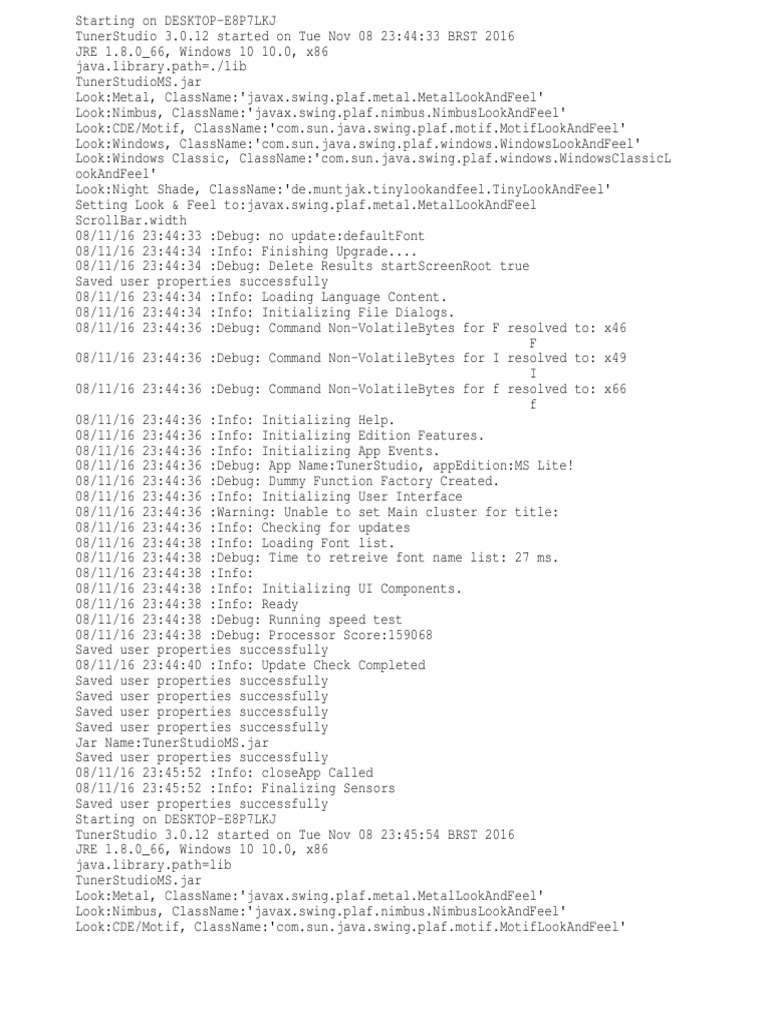 Tuner Studio App Debug | PDF | Debugging | Microsoft Windows