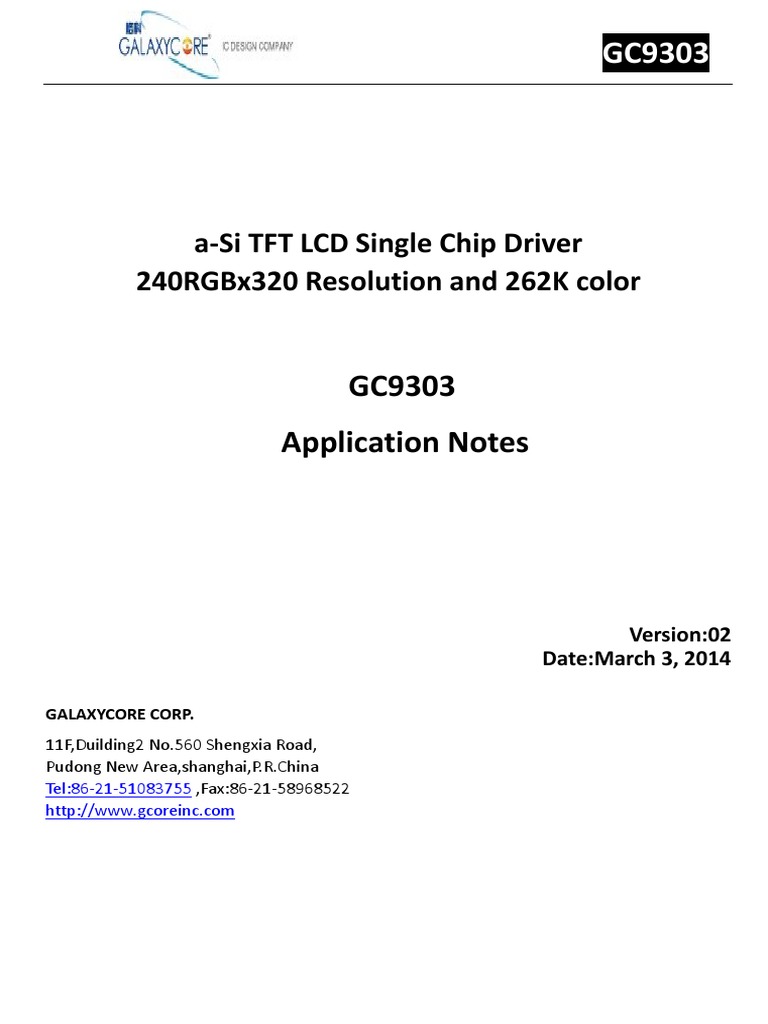 9303 Aplication Notes V2 20140303 | PDF | Science | Engineering