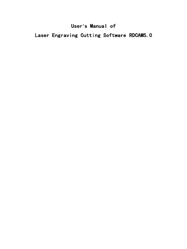 Laser Engraving Software Manual | PDF | Button (Computing) | Maxima And Minima