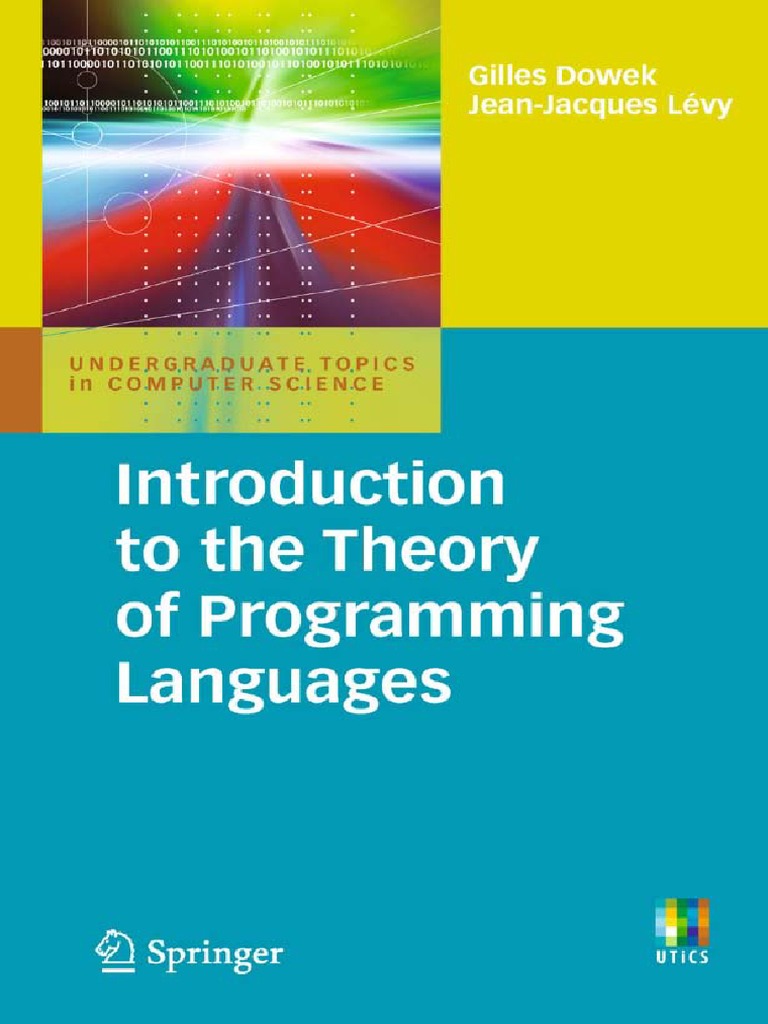 Dovek, Levy - Introduction To The Theory of Programming Languages PDF | PDF | Function ...