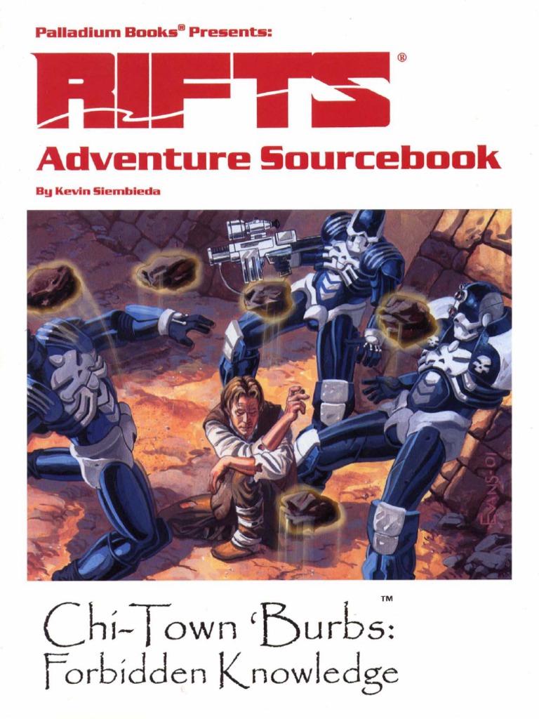 Rifts Adventure Source Book 1 Chi-Town Burbs Forbidden Knowledge PDF | PDF