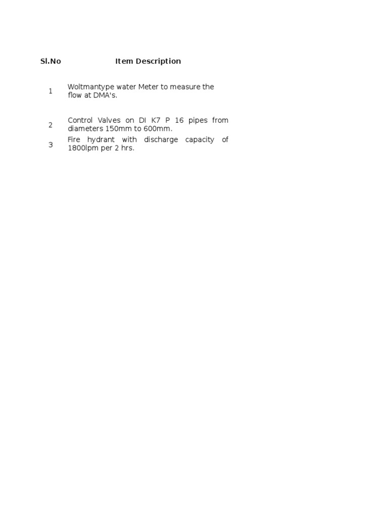 Water Supply Quotation Details | PDF | Home & Garden