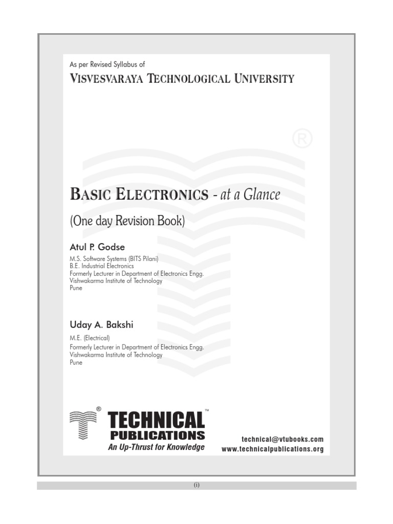 Basic Electronics by Bakshi | PDF | P–N Junction | Rectifier