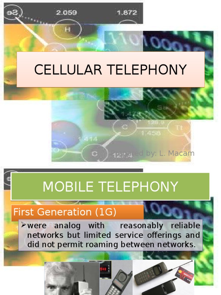 Overview of Cellular Telephony Systems | PDF