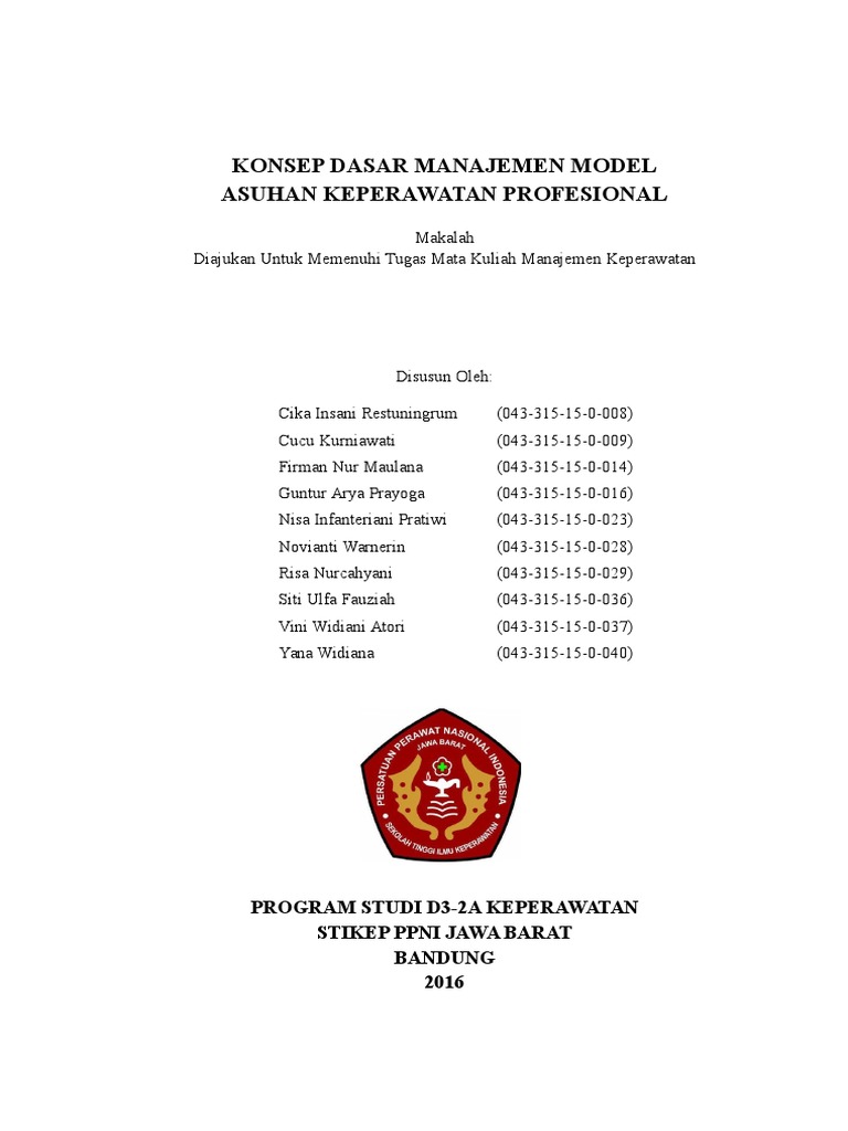 Makalah Konsep Model MAKP | PDF
