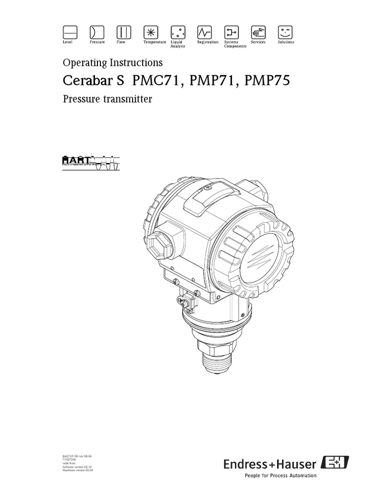 PMC71.PMP71.72.75 Manual Eng | PDF | Electrical Connector | Pressure ...