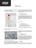 Grain Size and Sorting in Sediments | PDF | Sediment | Deposition (Geology)