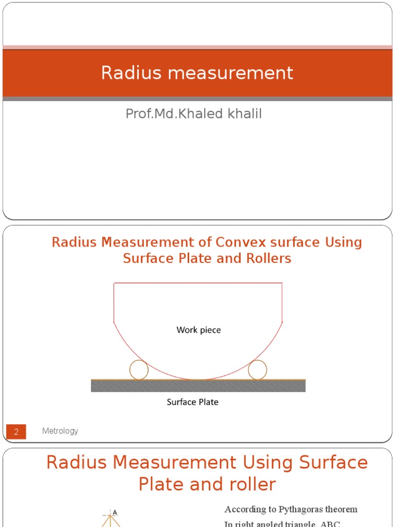 Radius Measurement New | PDF | Acceleration | Geometry