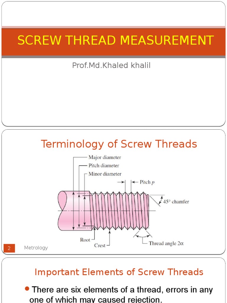 MQC Screw Threads | PDF | Screw | Metalworking