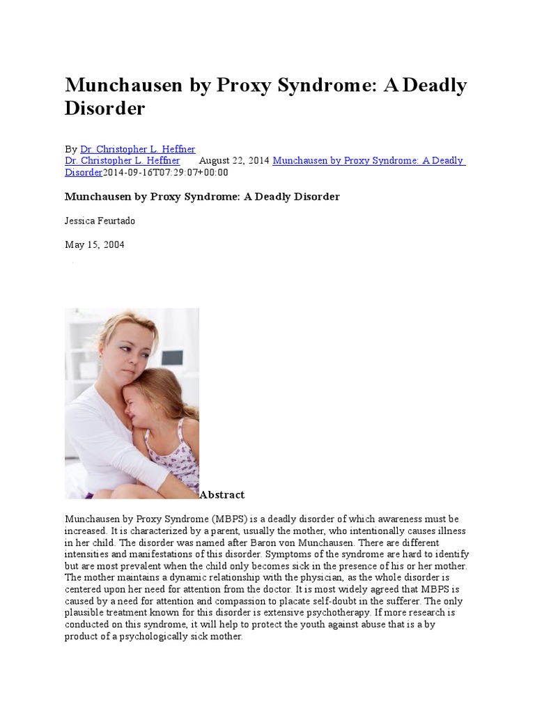 Mbps Dr. Christopher L. Heffner | PDF | Child Abuse | Diseases And ...