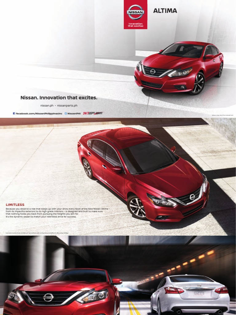Altima: Nissan. Innovation That Excites | PDF | Automotive Technologies ...