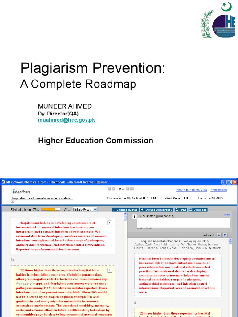 Plagiarism Prevention:: A Complete Roadmap | Download Free PDF ... Plagiarism Prevention:: A Complete Roadmap | Download Free PDF ...