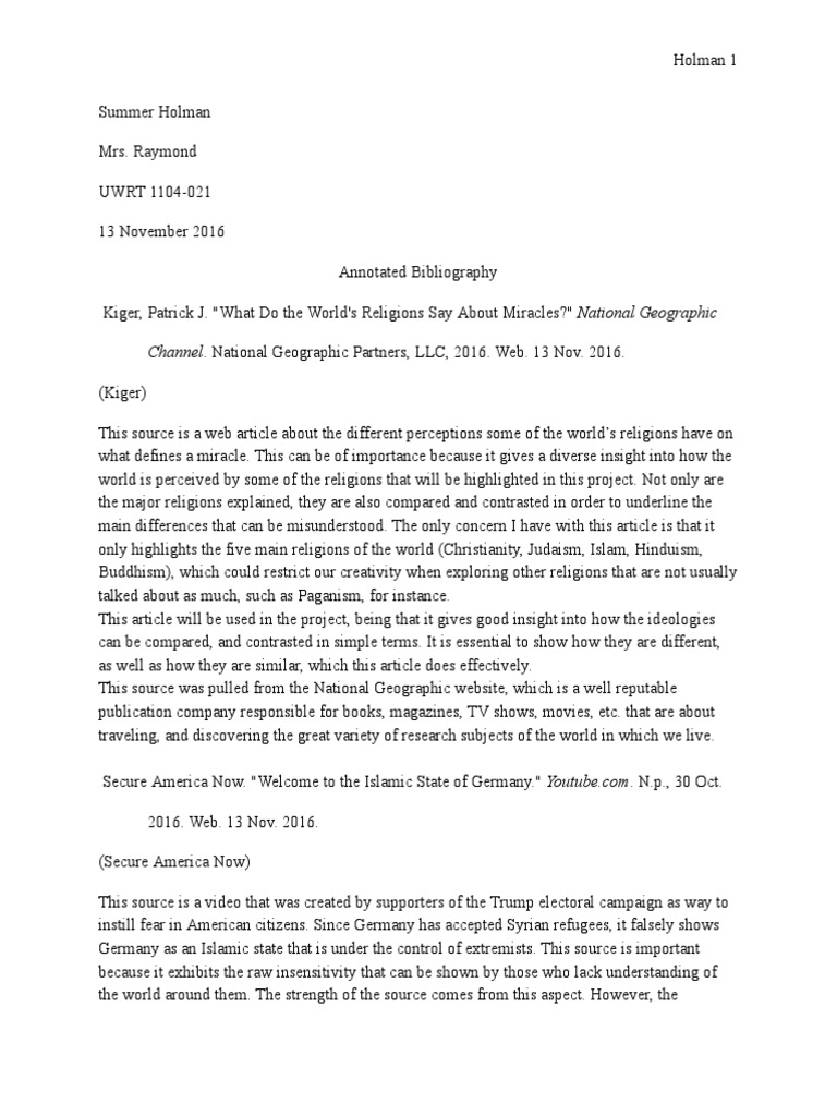 Annotated Bibliography | PDF | Ancient History | God