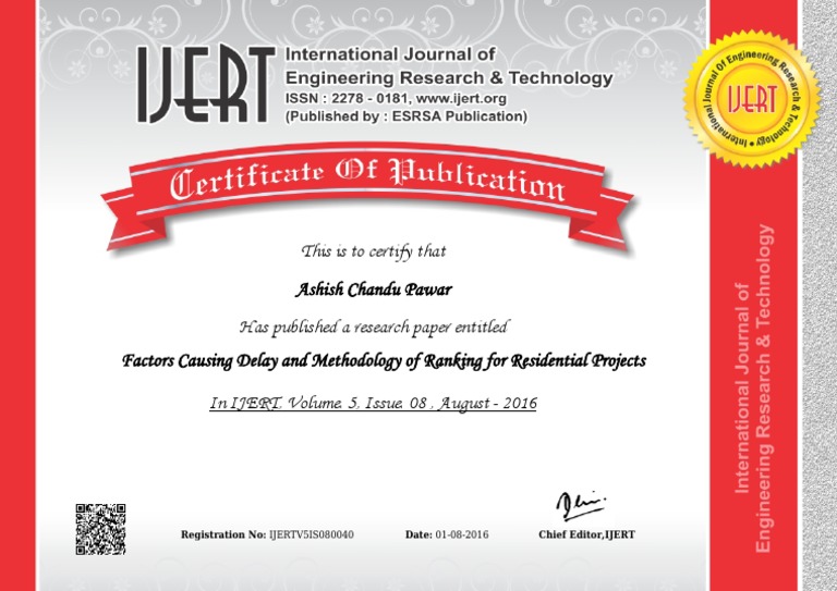 Ijert Certi A1 | PDF | Business