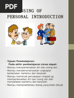 Greetings and Self-Introductions Guide | PDF