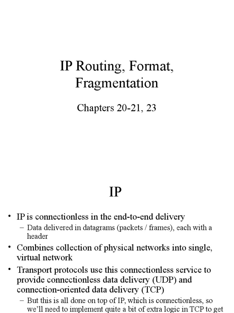 Ip 2 | PDF | Internet Protocols | Router (Computing)