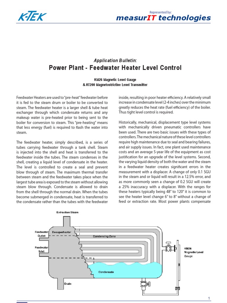 MeasurIT KTek KM26 Application Power Plants 0807 | PDF | Hvac | Boiler