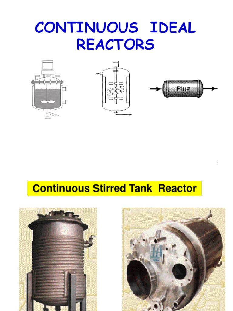 4.ideal Reactors | PDF | Chemical Reactor | Chemical Engineering